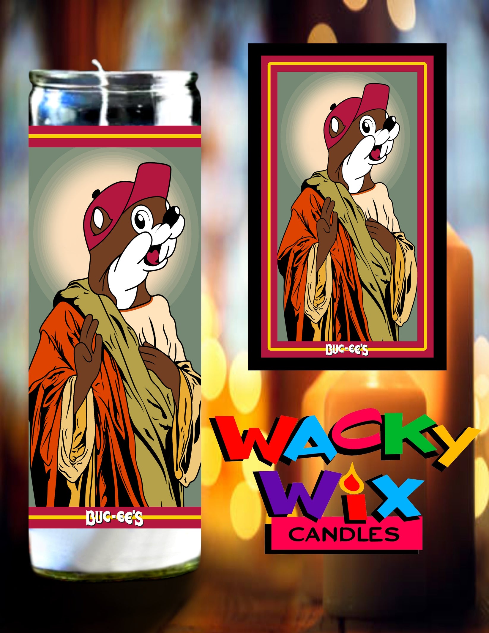 Buc-ee's - Buc-ee's Beaver Prayer Candle – Wacky Wix