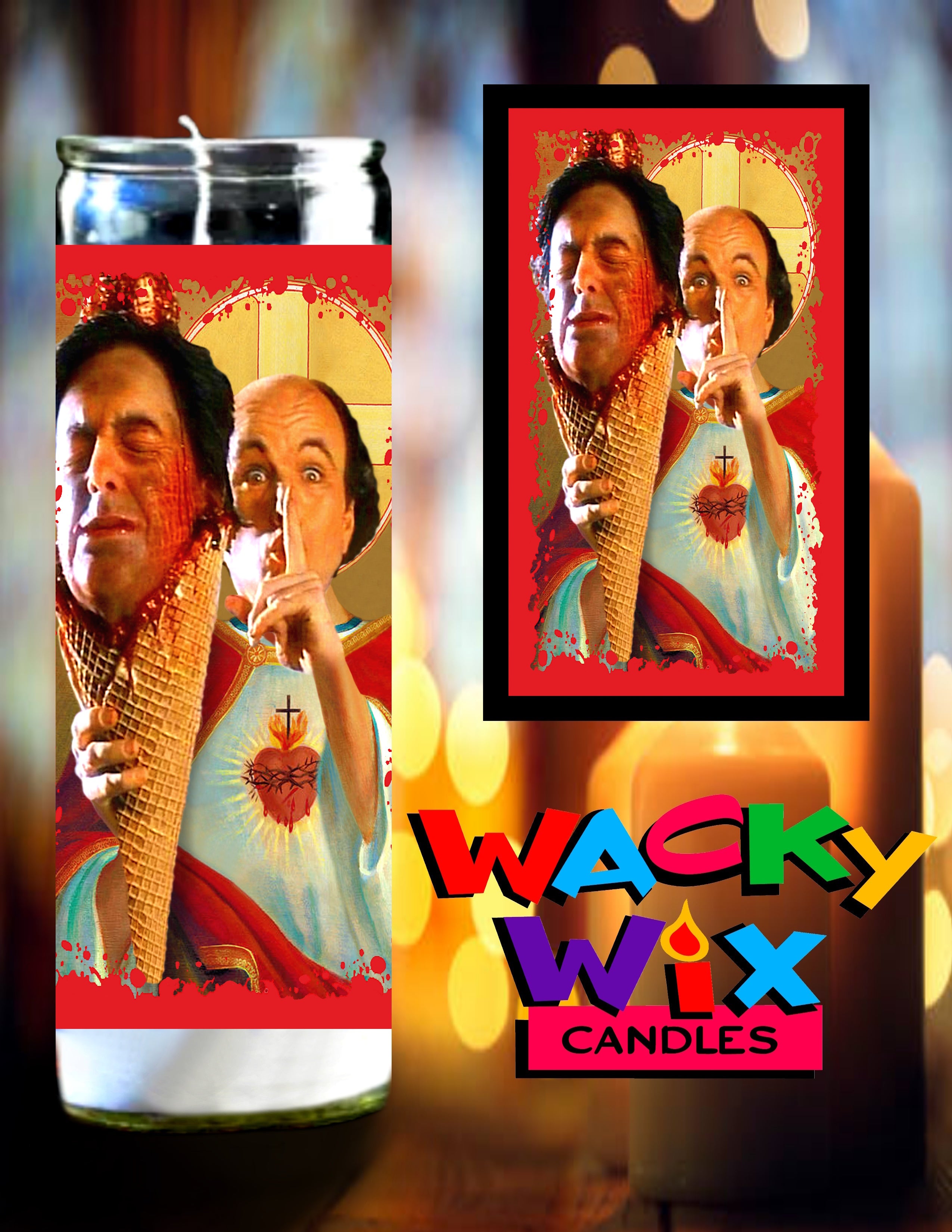 Ice Cream Man Prayer Candle – Wacky Wix