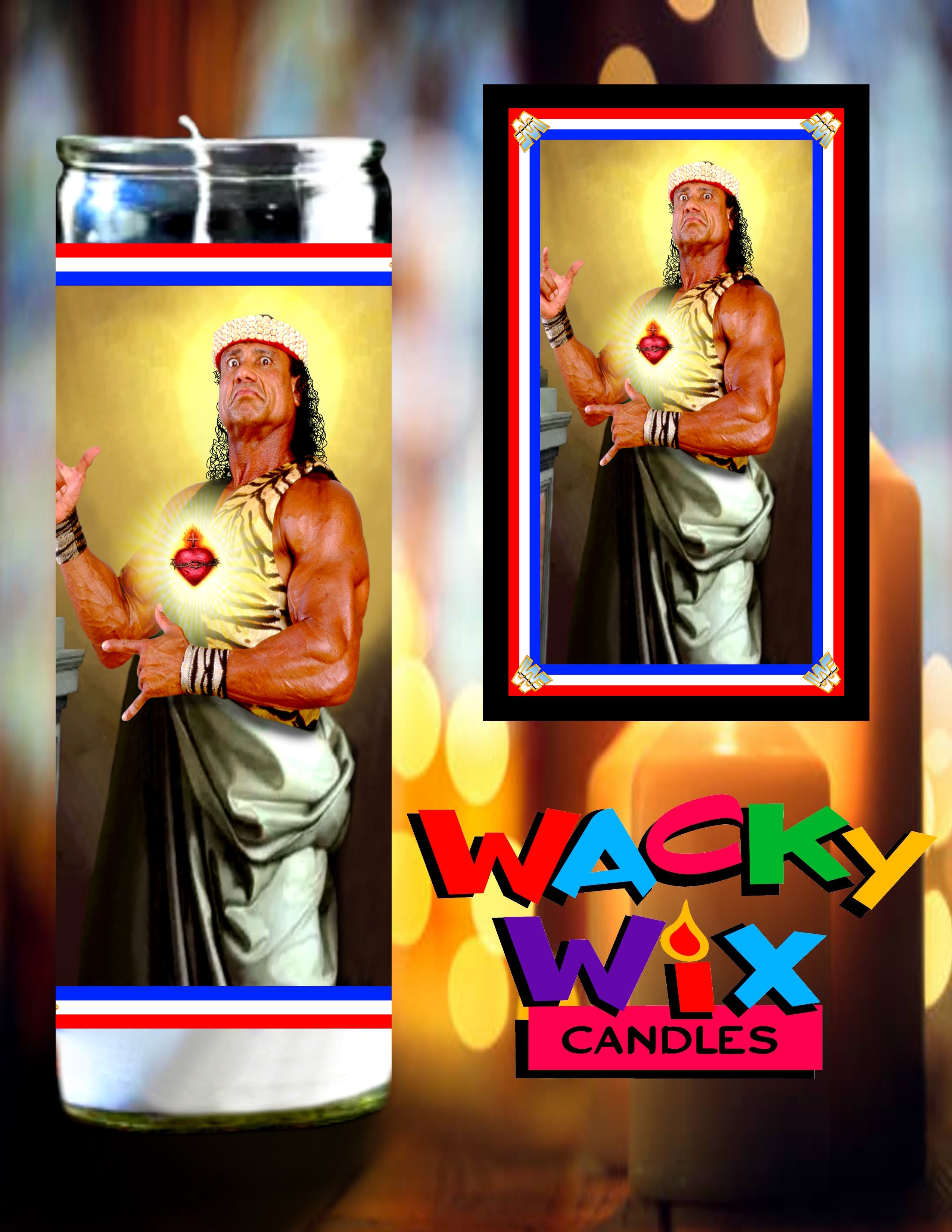 WWF - Jimmy Superfly Snuka Prayer Candle – Wacky Wix