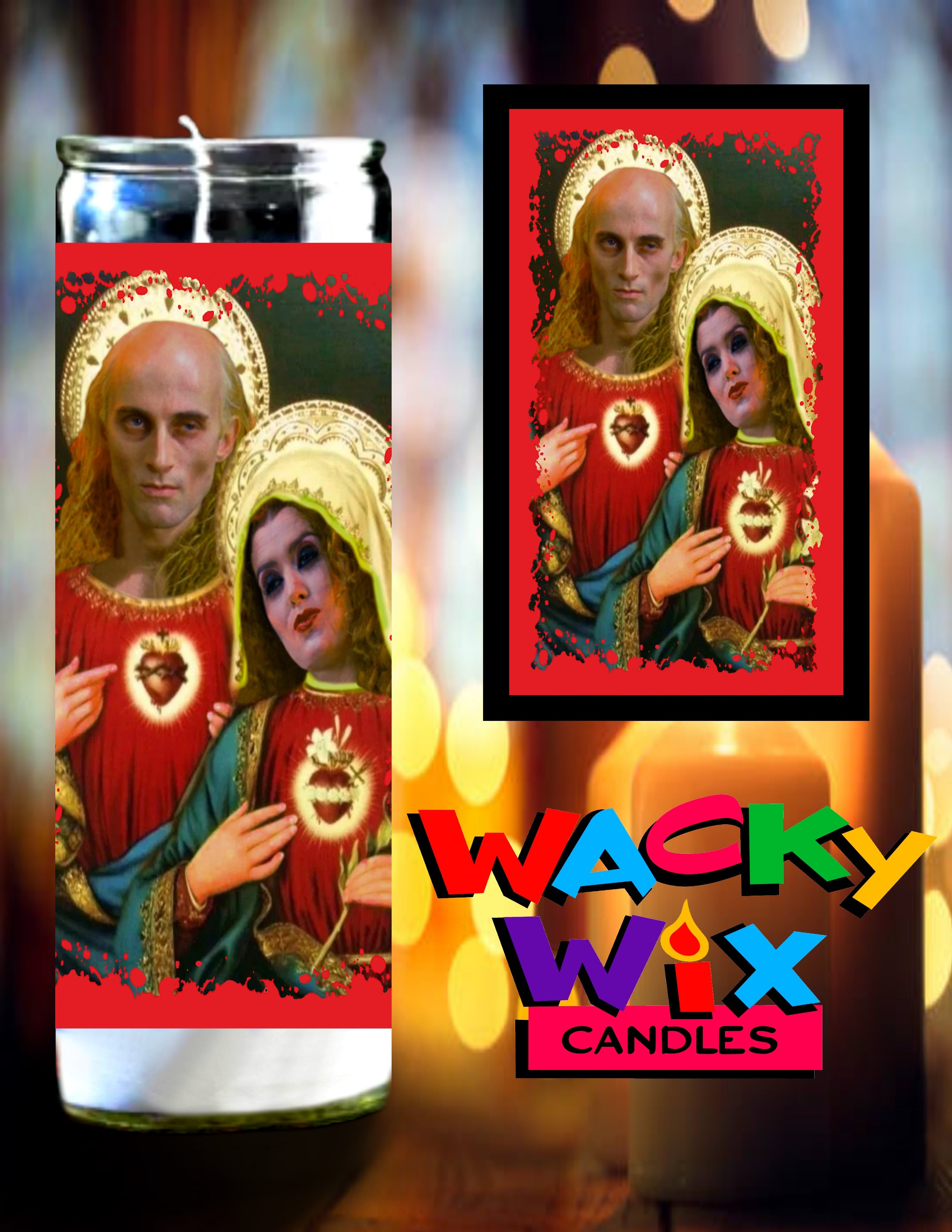 Rocky Horror Picture Show - Magenta & Riff Raff Prayer Candle – Wacky Wix