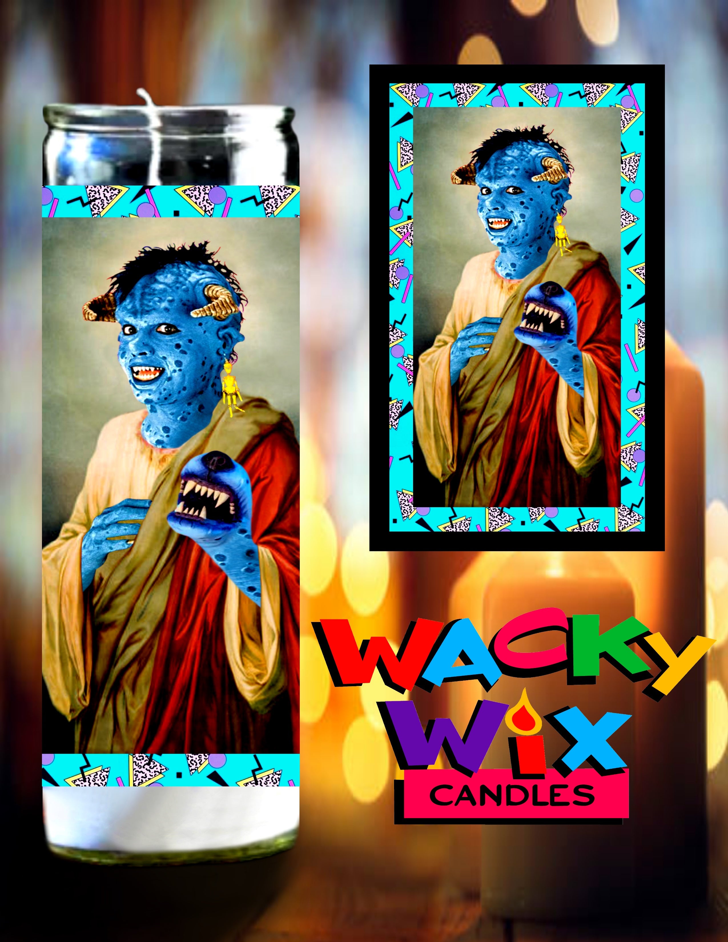 Little Monsters - Maurice Prayer Candle – Wacky Wix