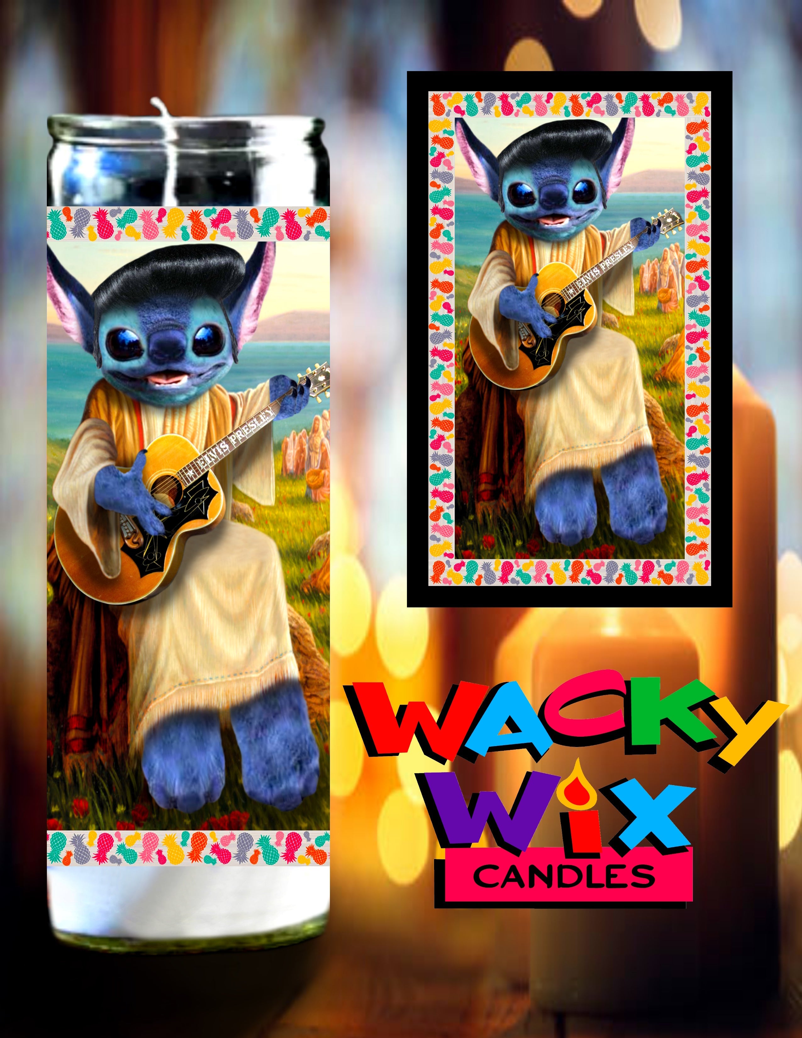 Lilo & Stitch - Stitch Prayer Candle – Wacky Wix