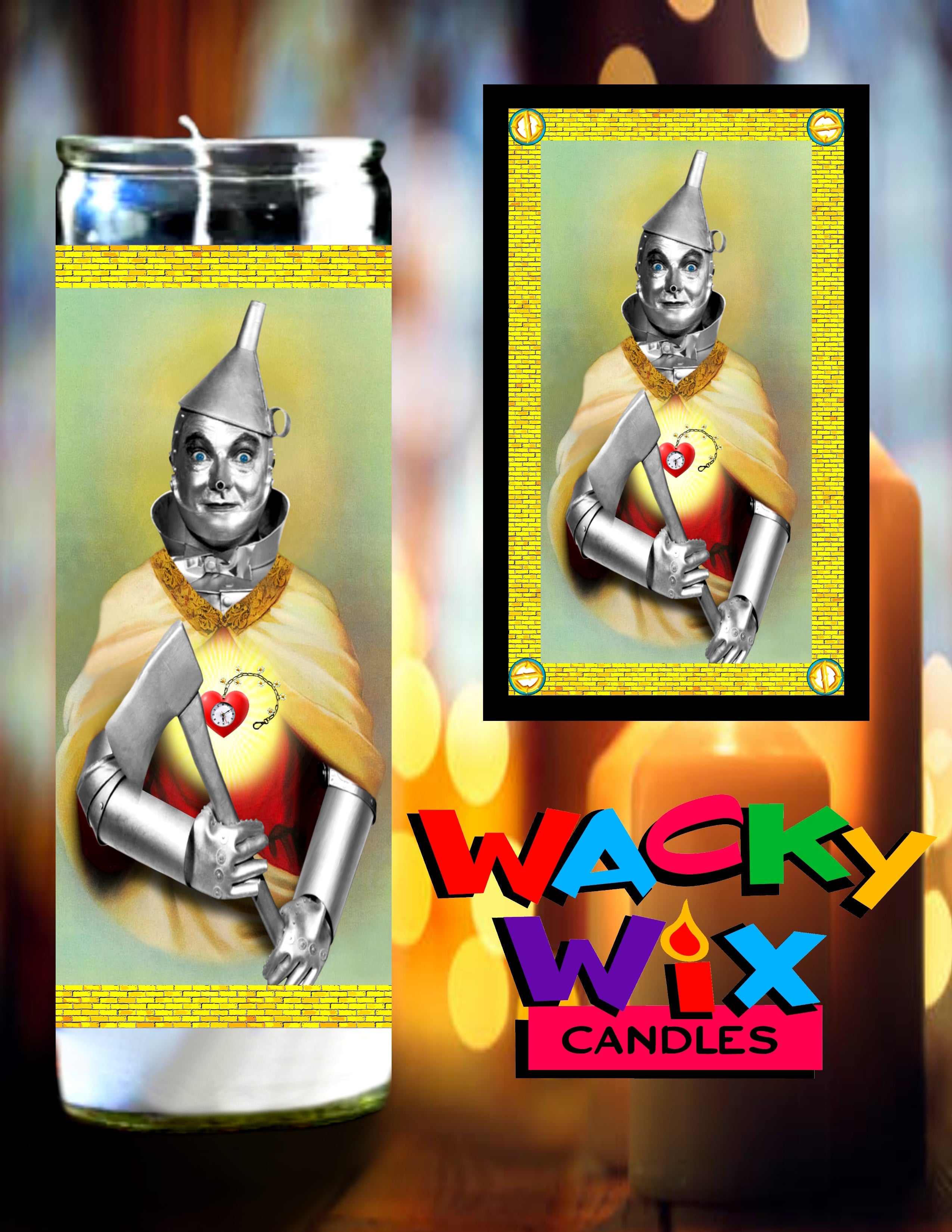 The Wizard of Oz - The Tin Man Prayer Candle – Wacky Wix