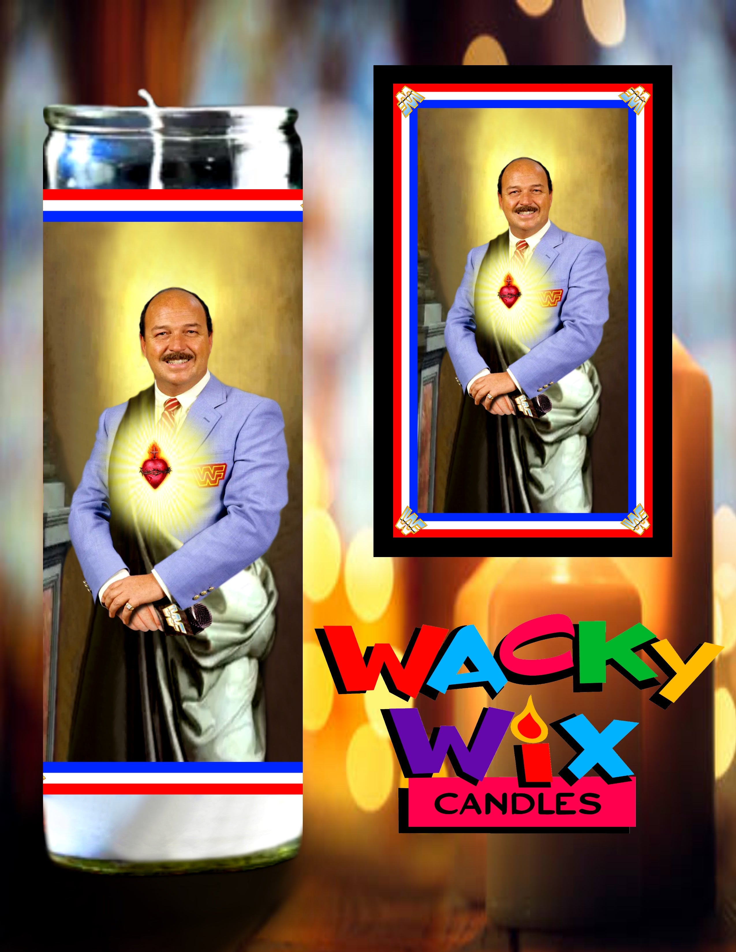 WWF - Mean Gene Prayer Candle – Wacky Wix