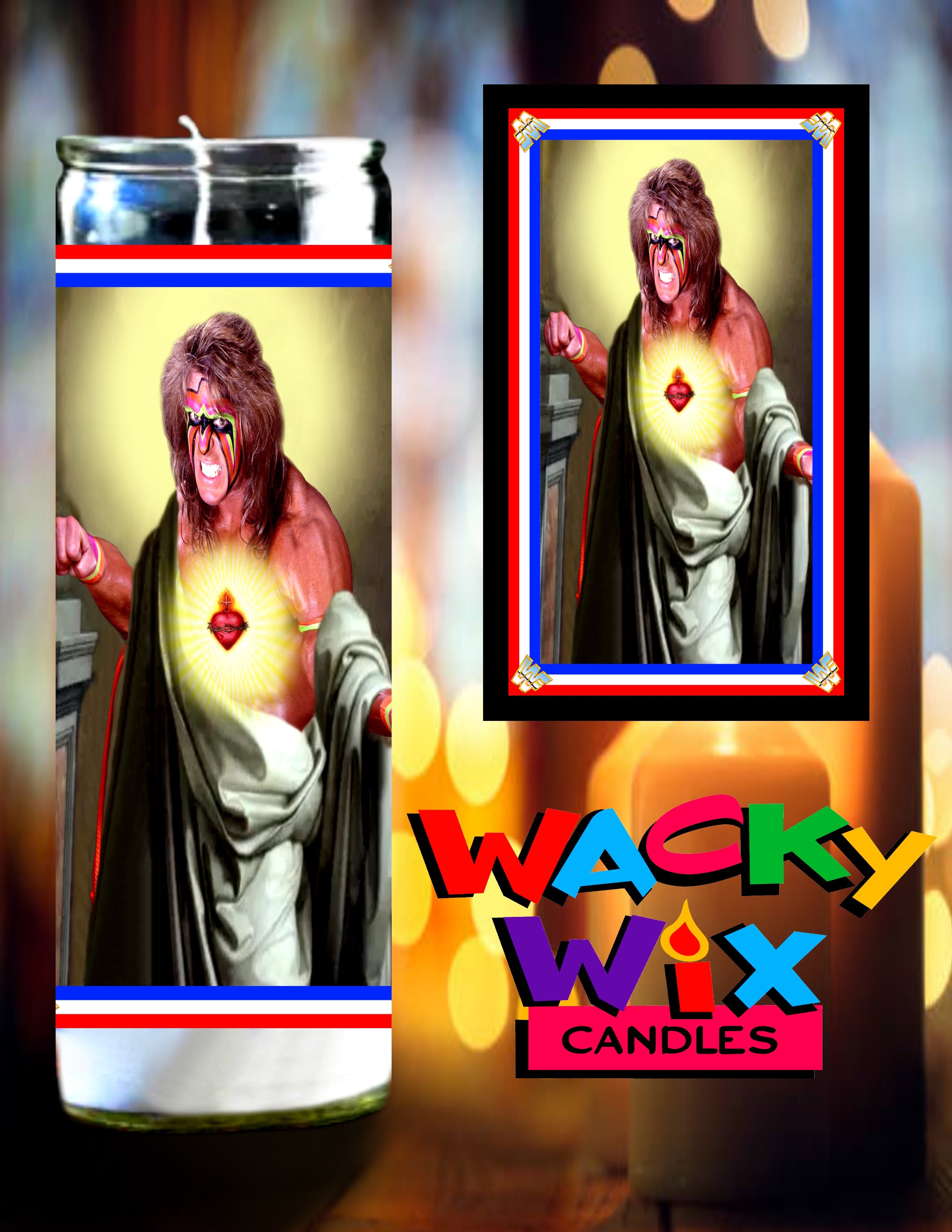 WWF - The Warrior Prayer Candle – Wacky Wix